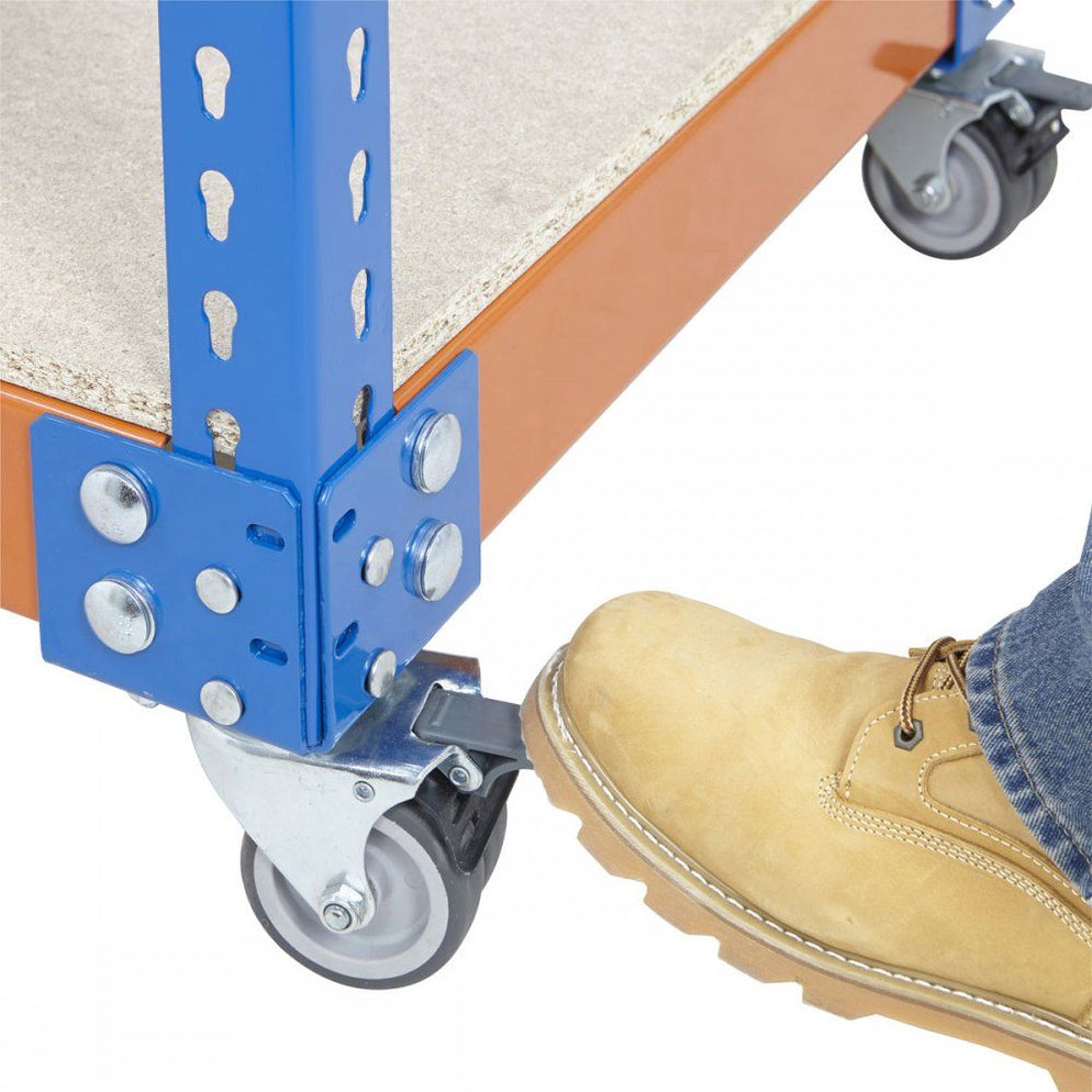 2 Tier Heavy Duty Mobile Bench — UK Pallet Racking