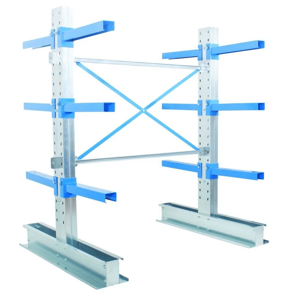 Cantilever Racking Double Sided — UK Pallet Racking