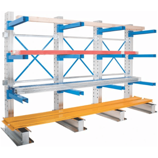 Cantilever Racking Single Sided — UK Pallet Racking