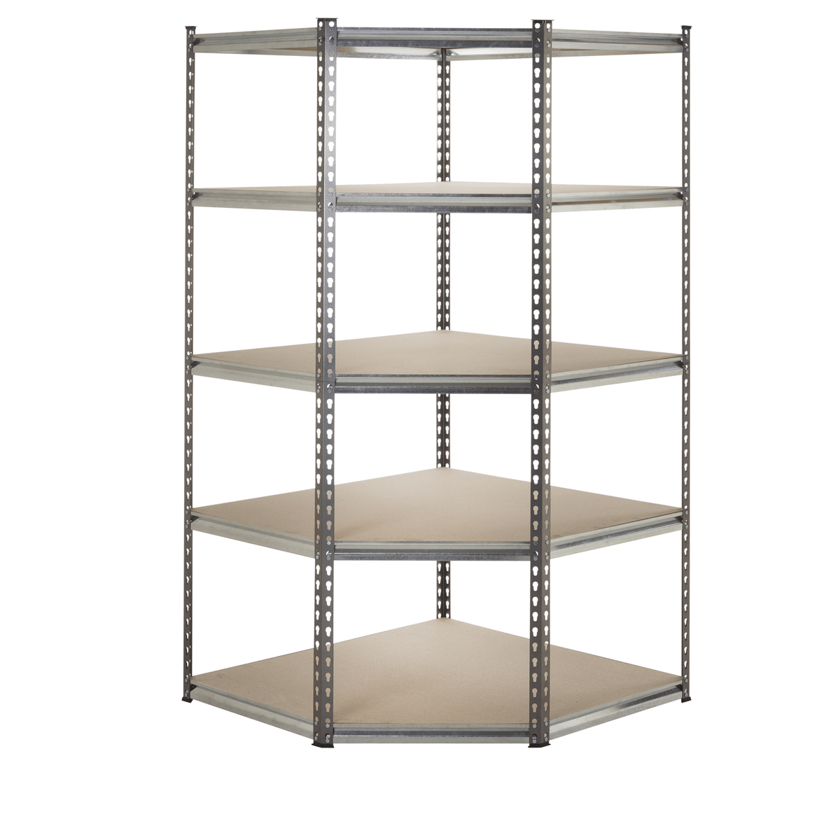 Corner Garage & Shed Standard Shelving 5 Shelves — UK Pallet Racking