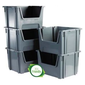 Extra Large Stacking & Nesting Storage Container 10 Pack — UK Pallet ...