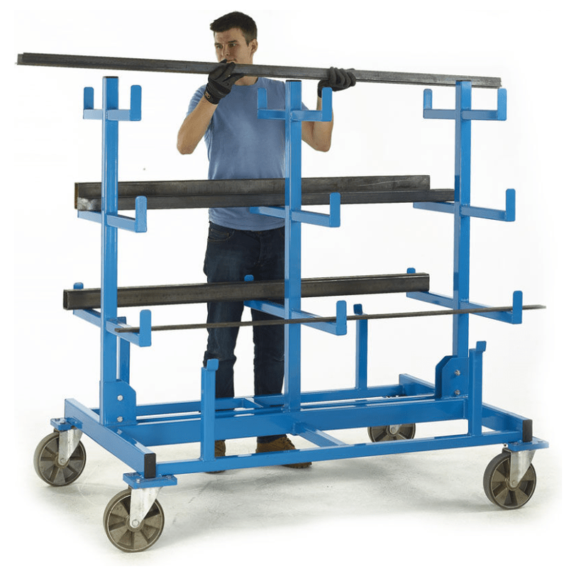 Heavy Duty Mobile Bar Storage Rack — UK Pallet Racking