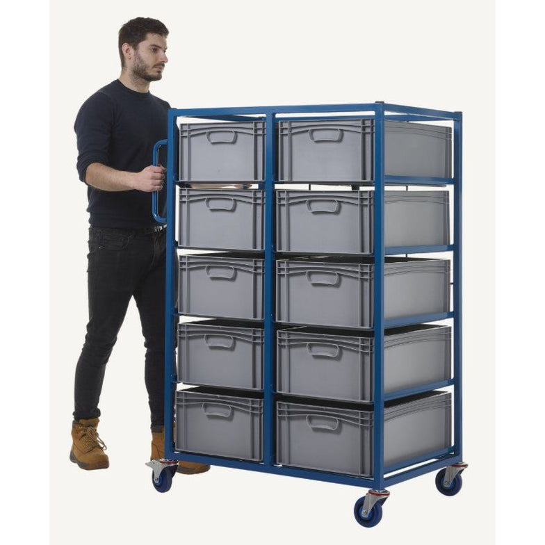 Tray Racks with Containers — UK Pallet Racking