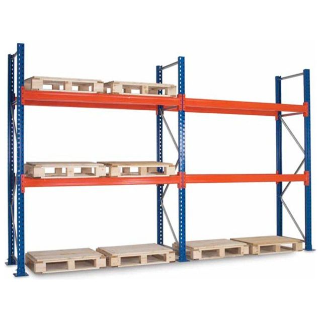IMVO Pallet Racking 3m High x 1.1m Depth 2.7m Wide Beam 2 Levels NEW ...
