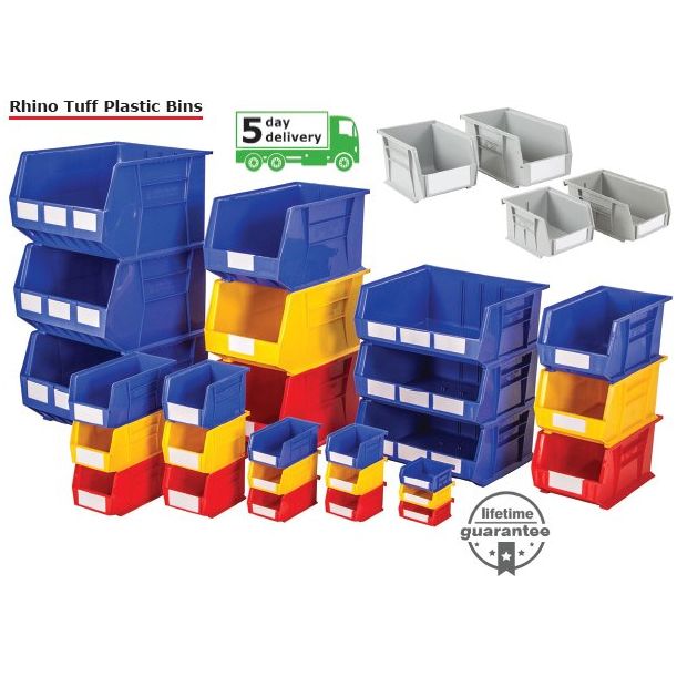 Rhino Tuff Plastic Bins — UK Pallet Racking