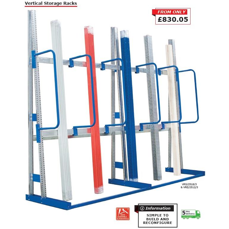 Vertical Storage Rack — UK Pallet Racking